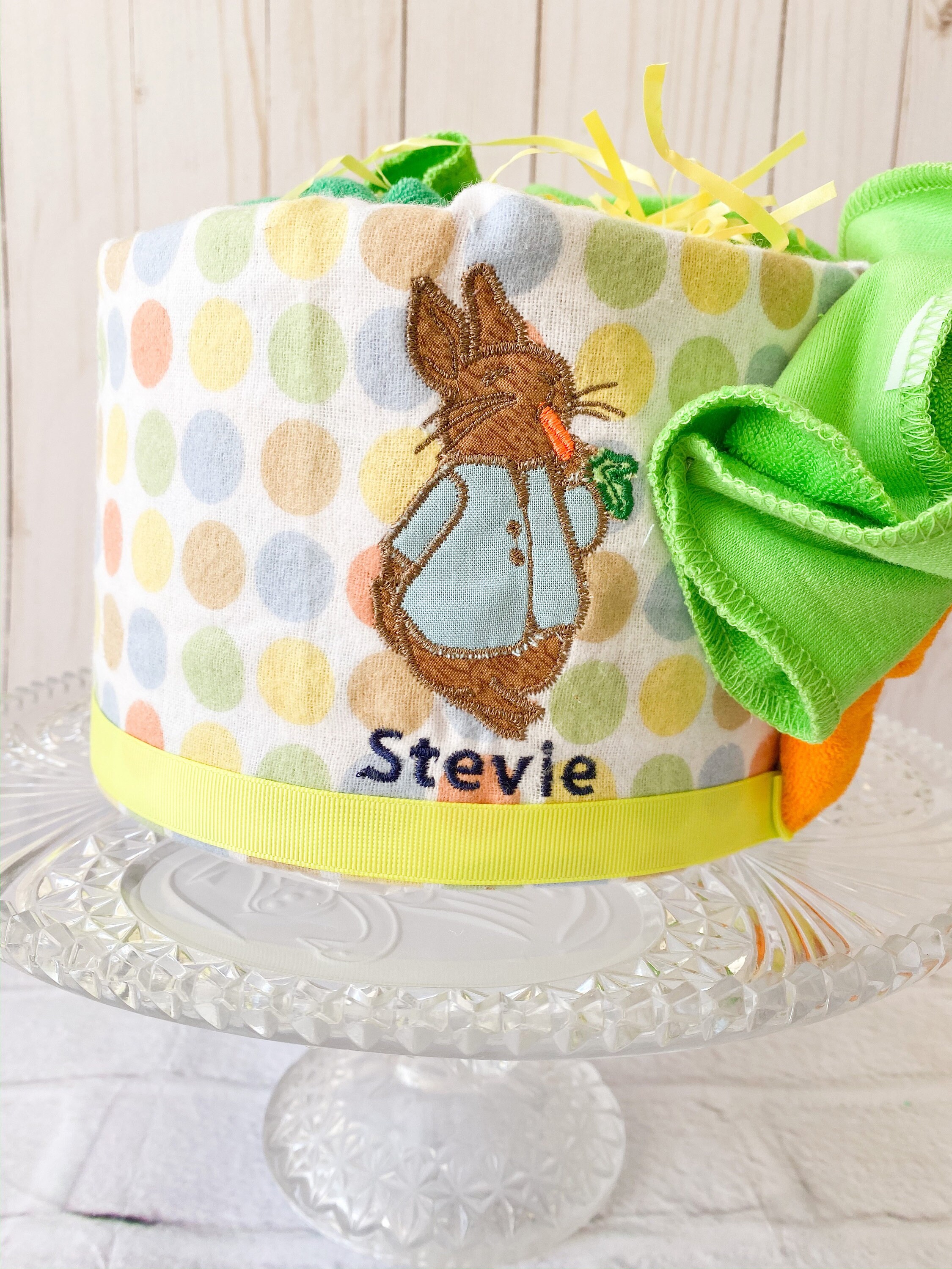 Peter Rabbit Diaper Cake Peter Rabbit Baby Shower Washcloth - Etsy