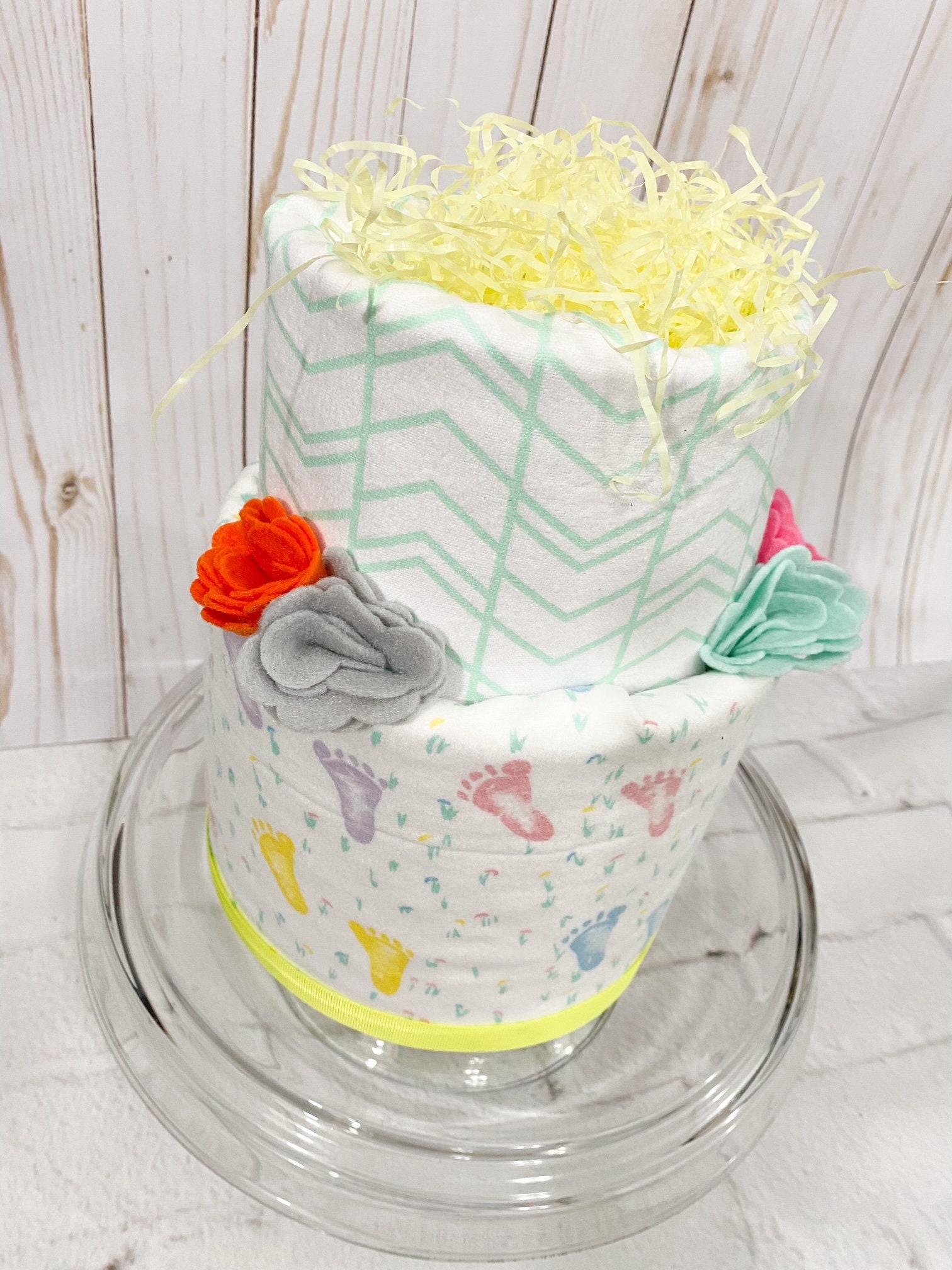 Gender Neutral Baby Shower, Gender Neutral Diaper Cake, Gender Reveal ...