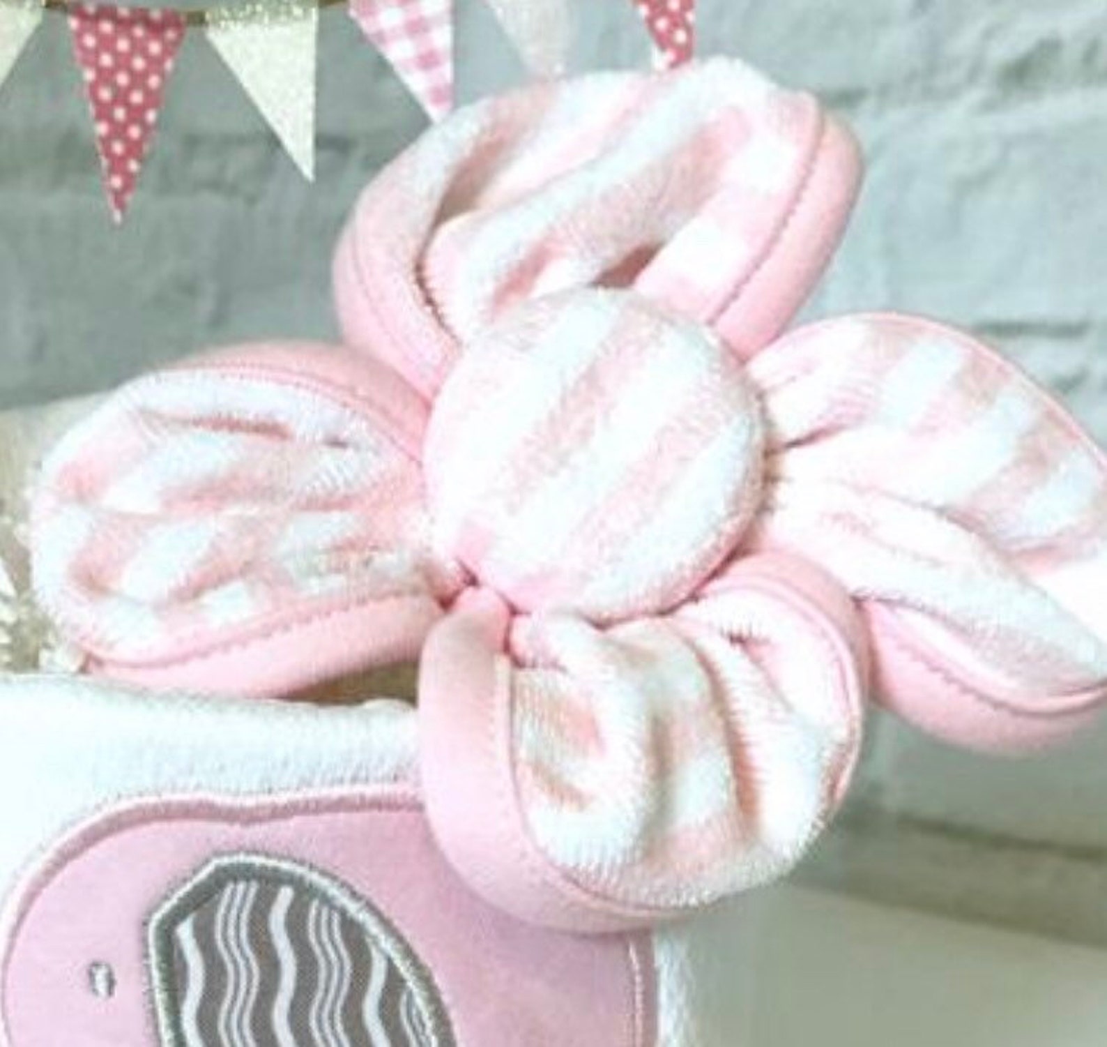 Flower Washcloth, Diaper Cake Toppers, Floral Diaper Cake Topper, Baby ...