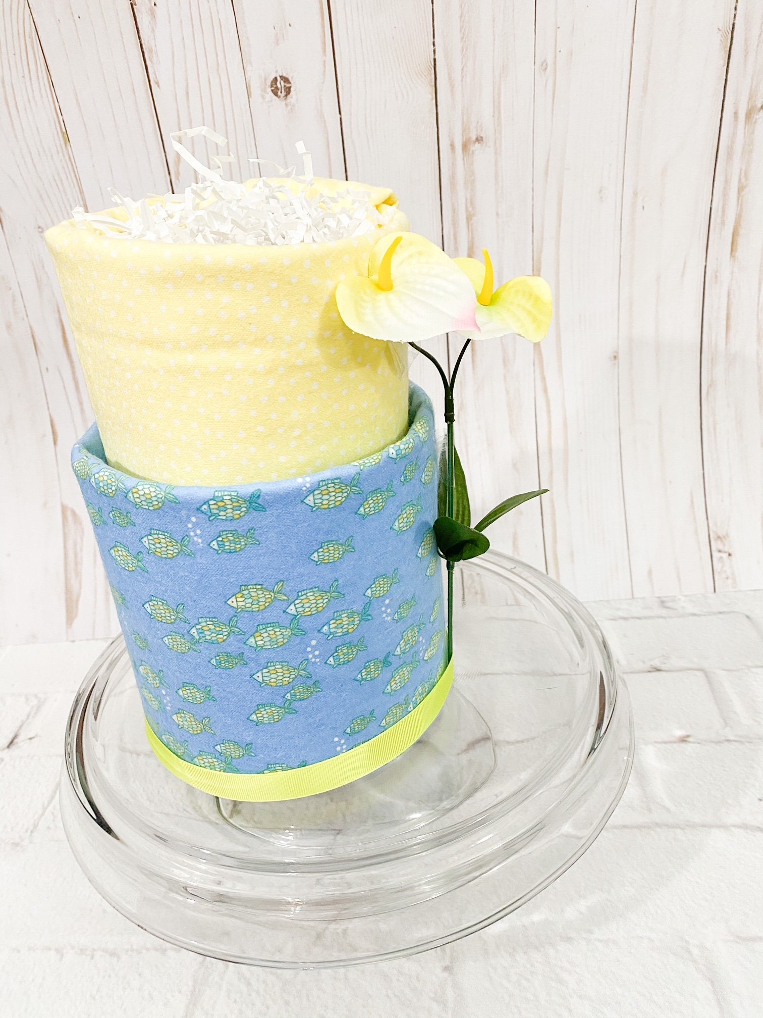 Fish diaper cake fish burp cloth fish baby blanket ocean | Etsy