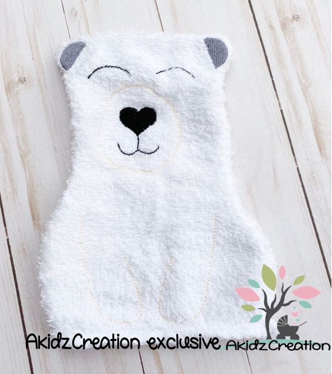 Polar Bear Bath Puppet, Bath Buddies for Kids, Bath Puppets, Kid ...