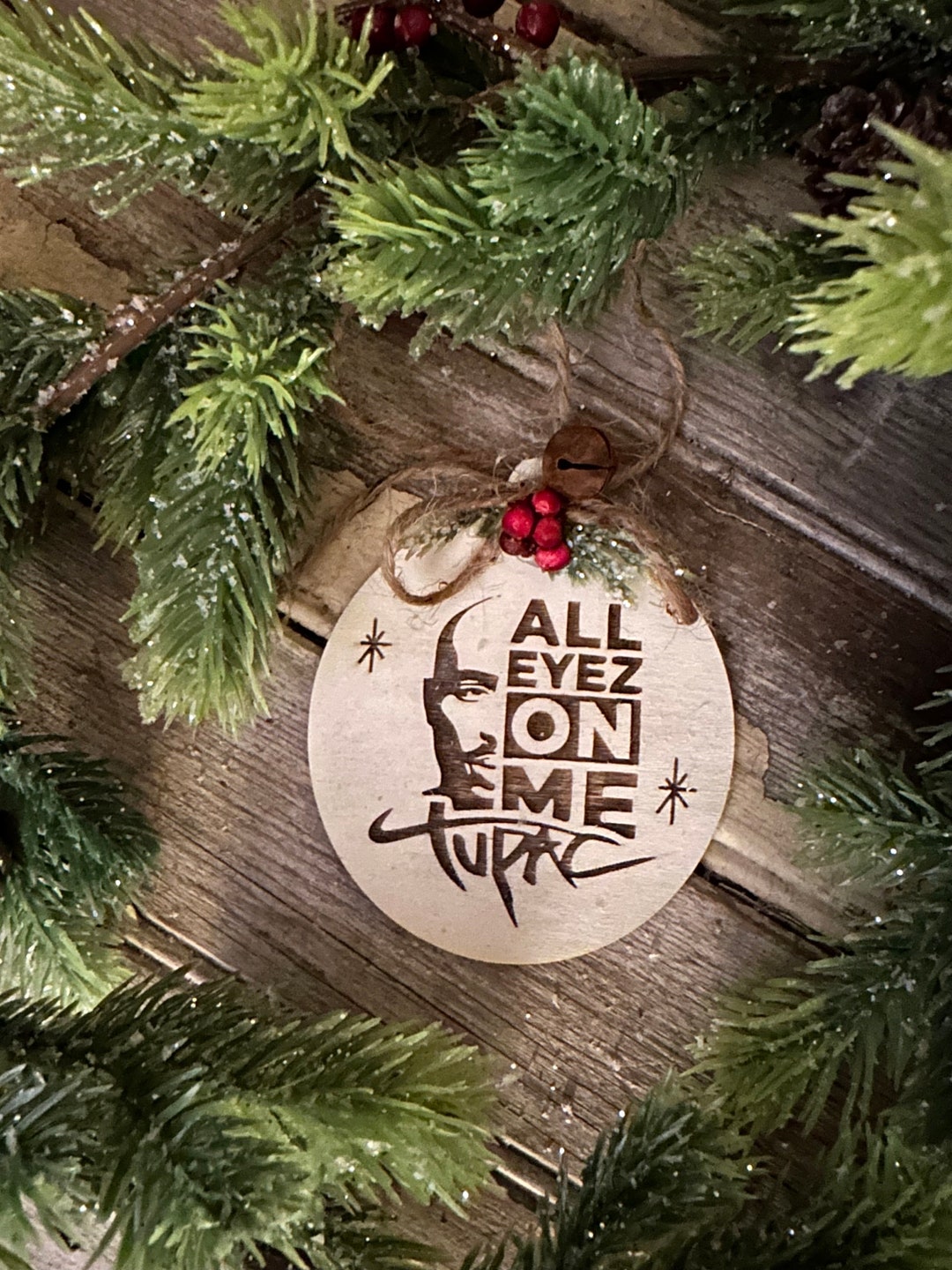 Tupac Inspired Christmas Ornament - Etsy