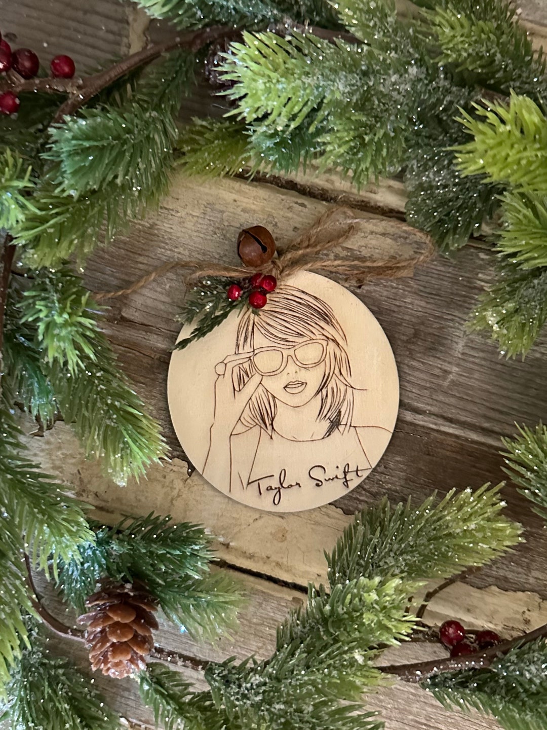 Taylor Swift Inspired Christmas Ornament - Etsy