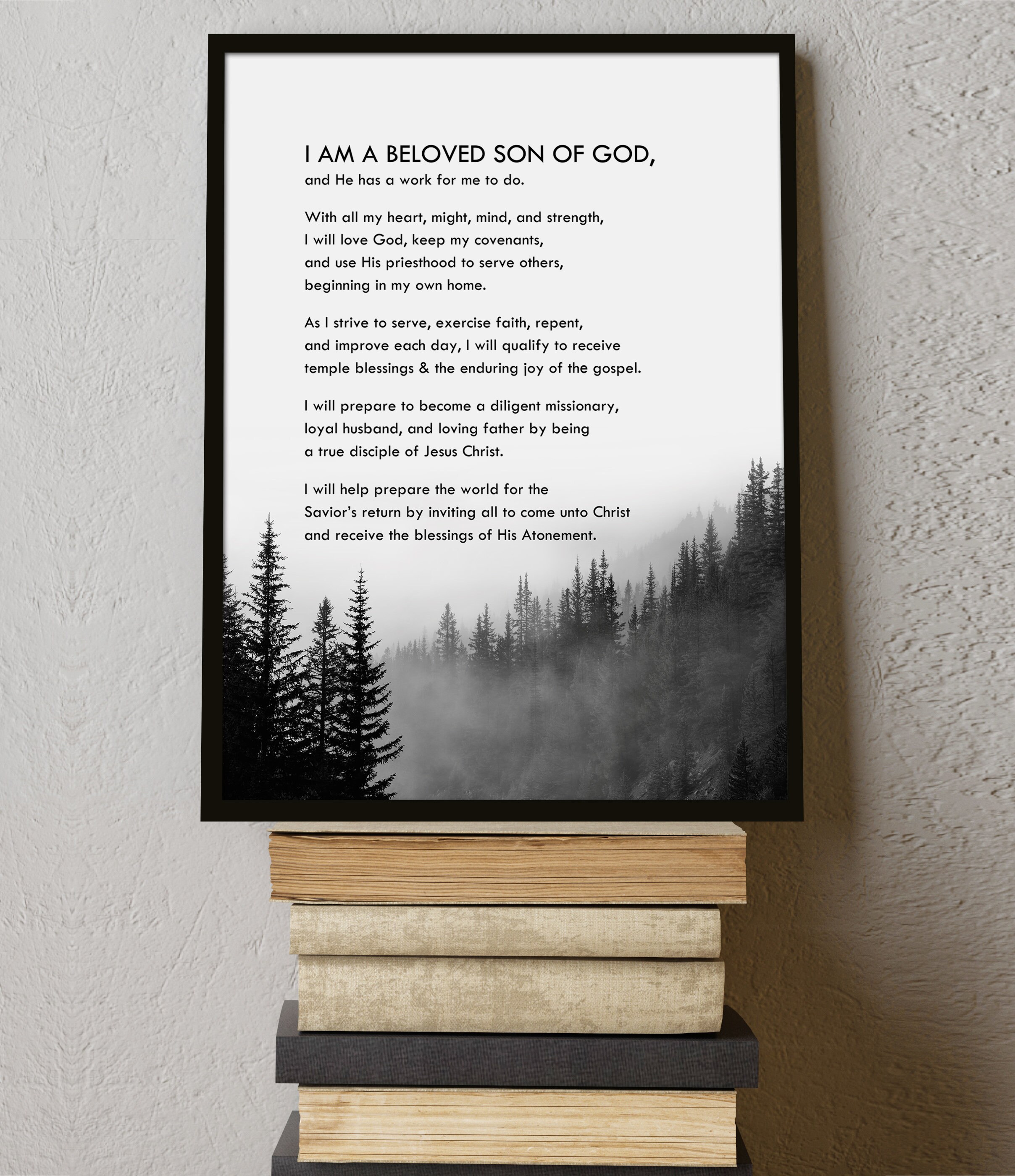 Young Men s Theme Print LDS Various Sizes New YM Theme