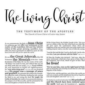 The Living Christ Print- on Premium Paper- Modern Emphasized- LDS - Etsy