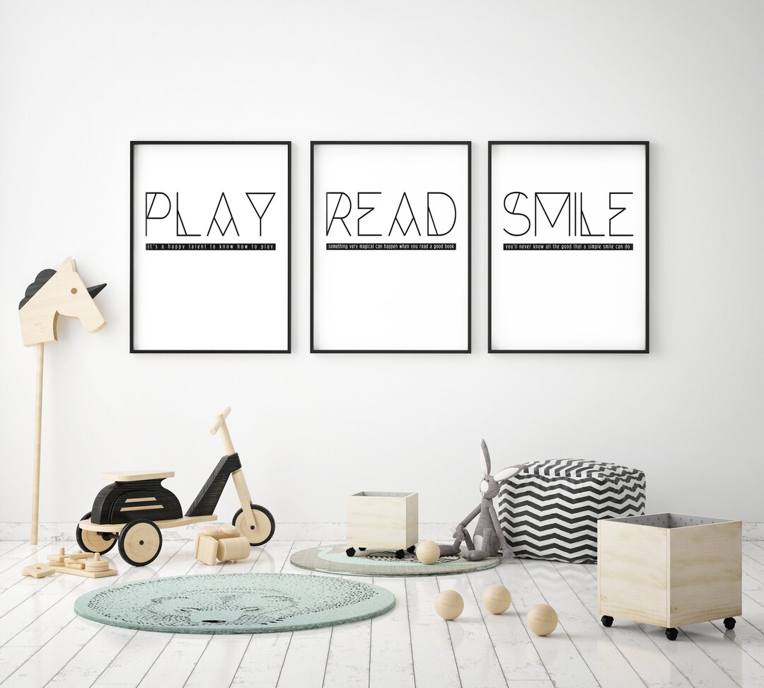 READ- Modern Home Decor Print- Black and White - Etsy