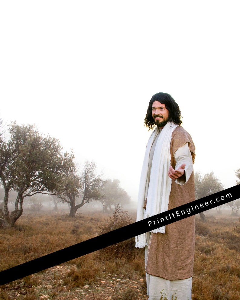 Come Follow Me Modern Christian Decor Vertical Color - Etsy