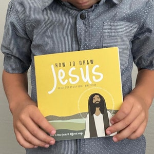 How to Draw Jesus Mini Edition- Drawing Book, Art Guide - Etsy