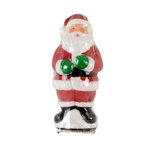 Santa Claus Blow Mold TORO Outdoor Pathway Yard Light Topper Christmas ...