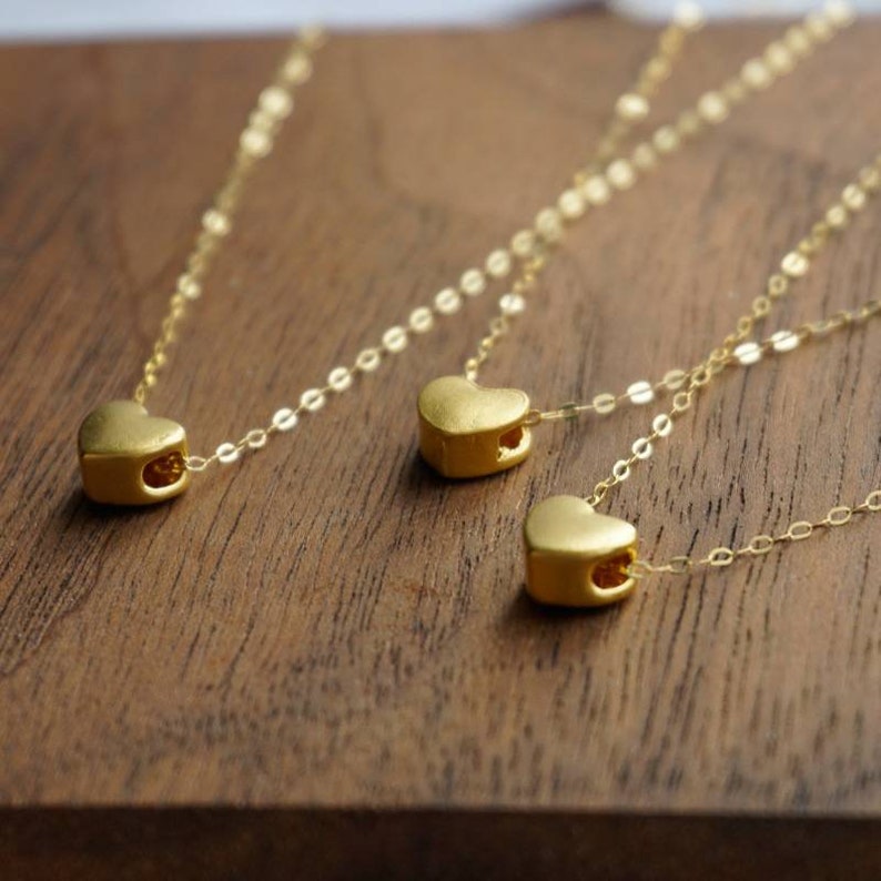 Genuine Pure gold 999 gold 24K gold Love Pendant charmheart | Etsy