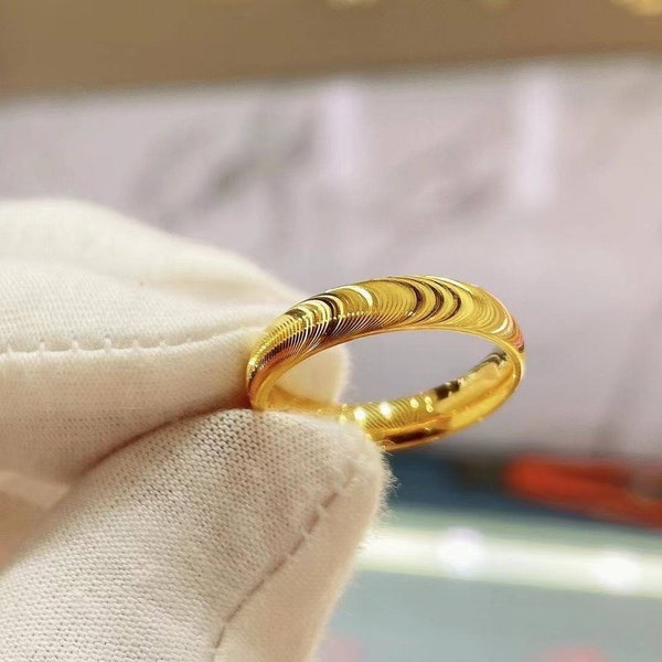 24k Gold Ring - Etsy