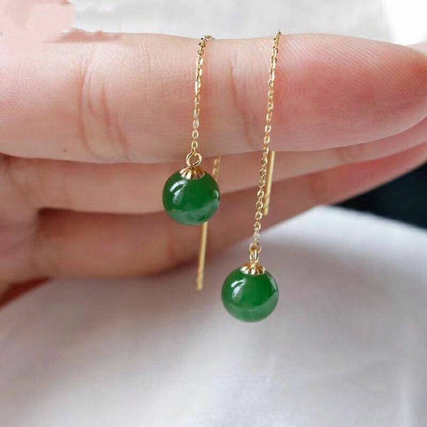 Jade Earrings - Etsy