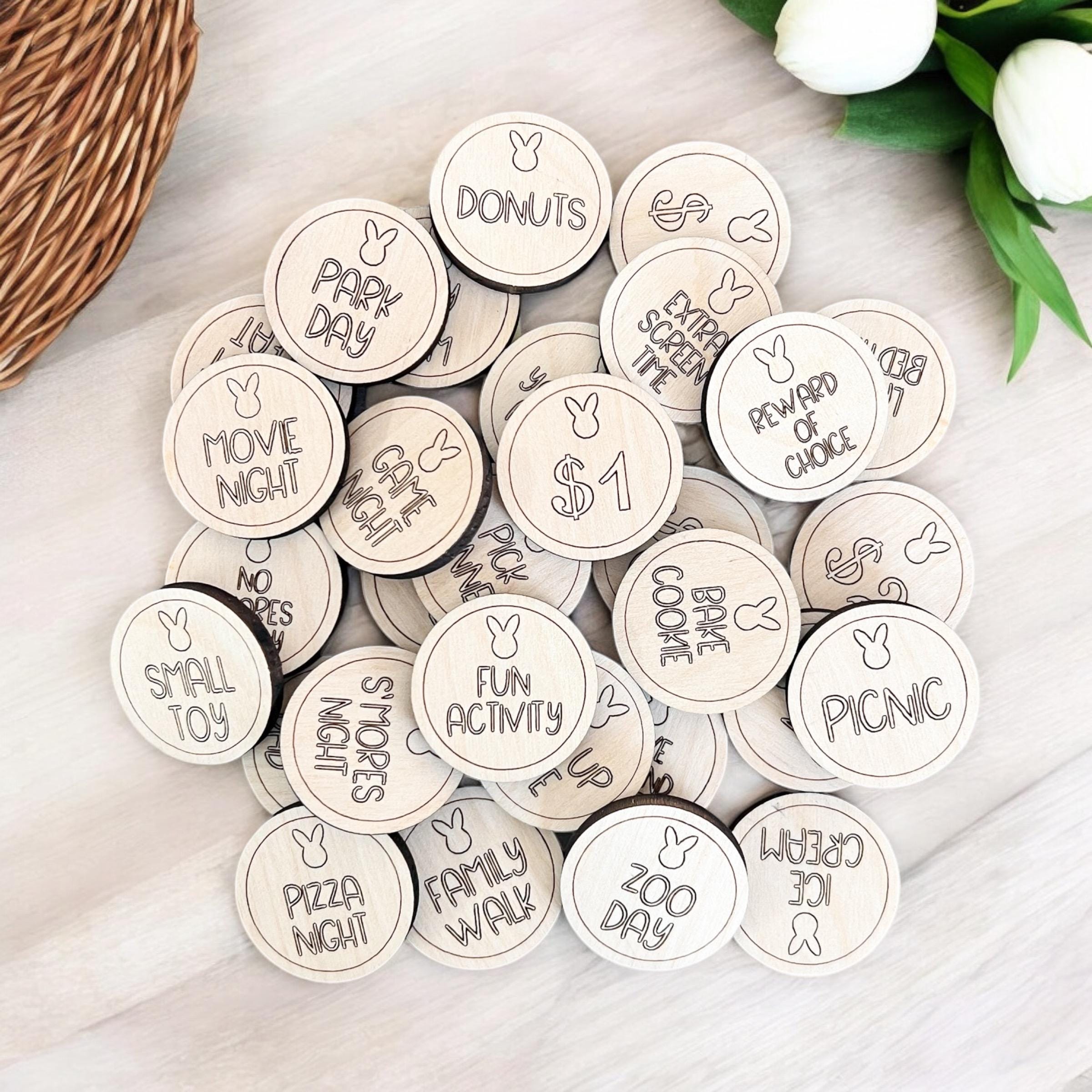 Easter Egg Tokens | Easter Egg Hunt Tokens | Easter Basket Fillers ...