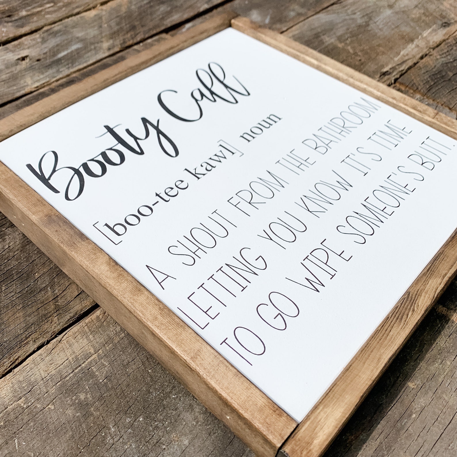 Bathroom Wall Decor Bathroom Signs Bathroom Decor Booty - Etsy