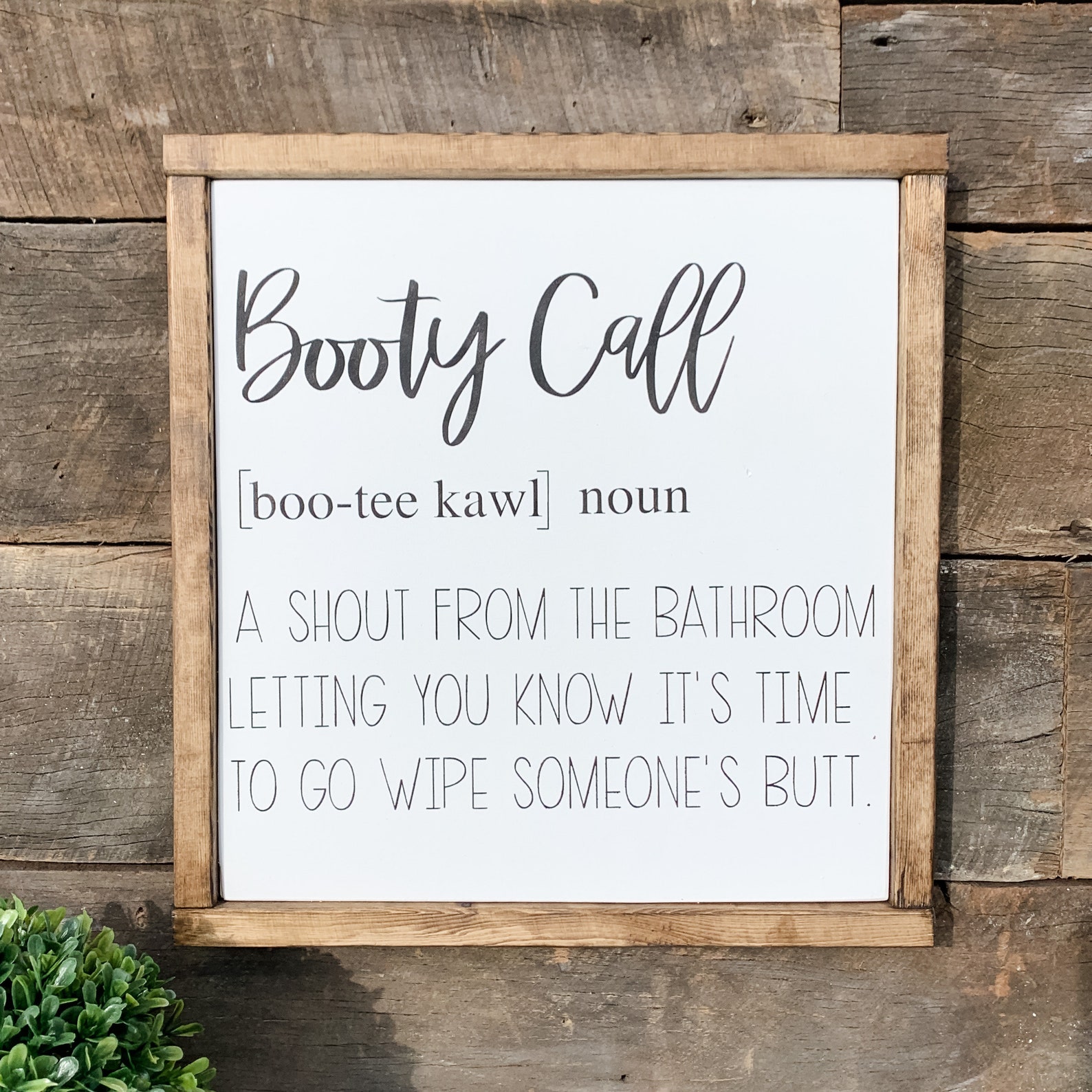 Bathroom Wall Decor Bathroom Signs Bathroom Decor Booty - Etsy