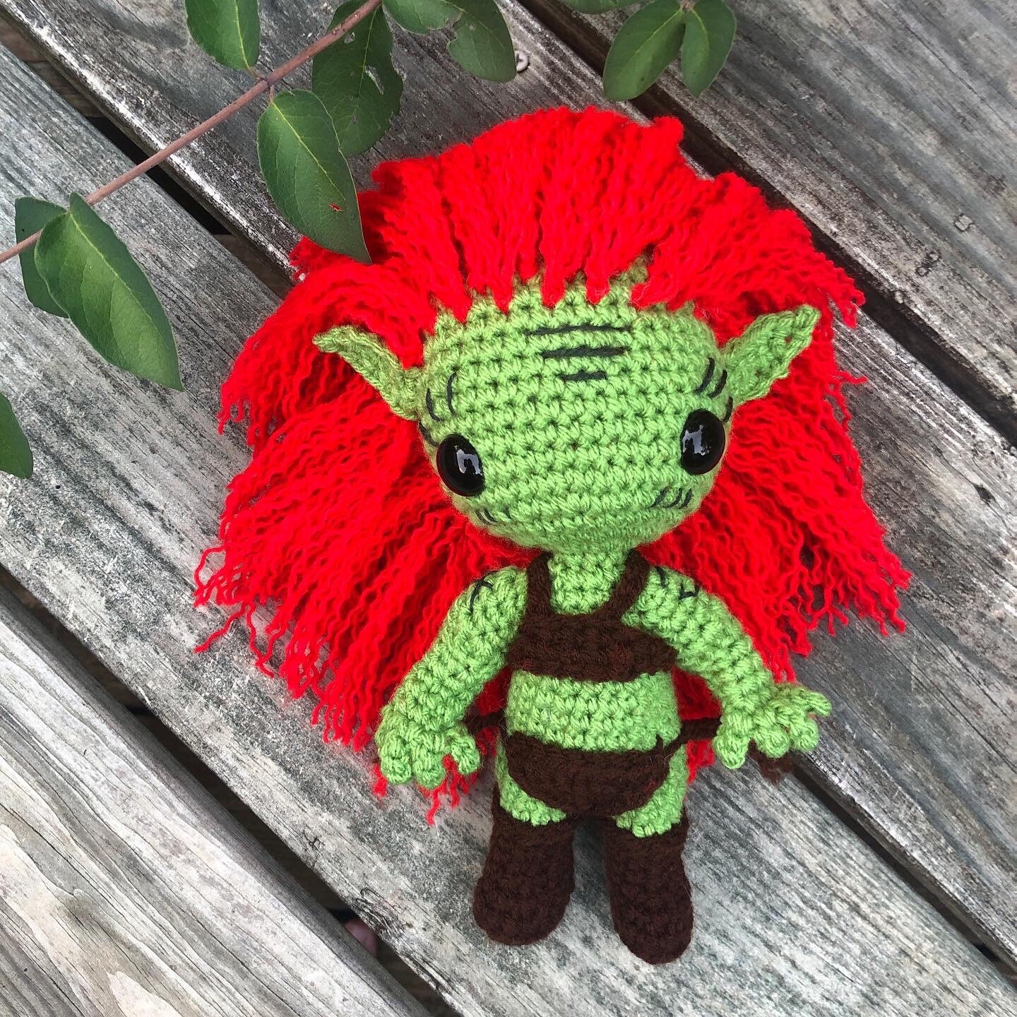 Green Half Orc Sorcerer Doll 10 Inches Tall Orc Plush Orc, 49% OFF
