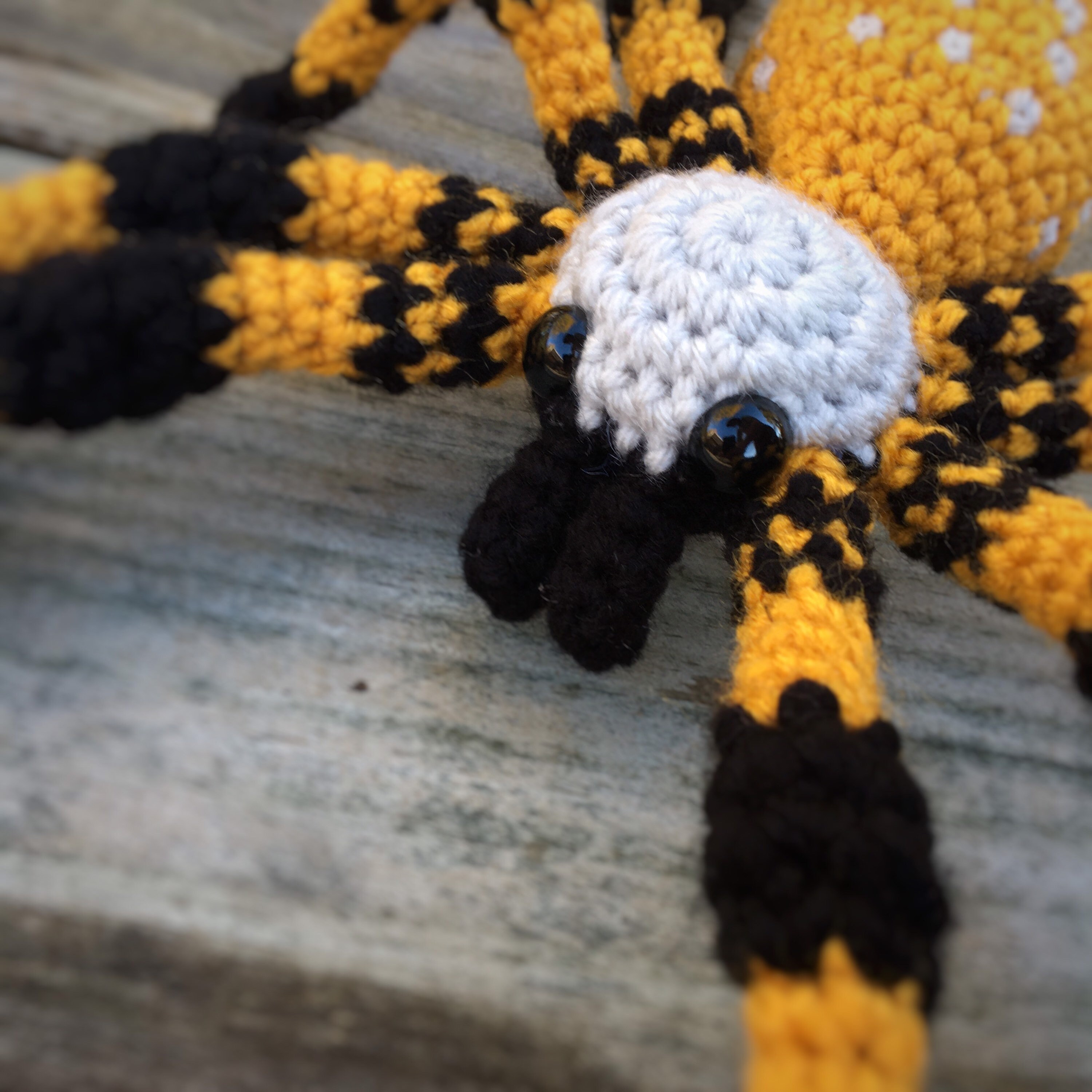 Plush Spider Golden Silk Orb-weaver - Etsy