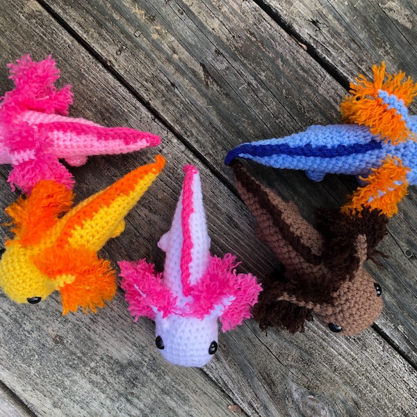 Crochet Axolotl - Etsy