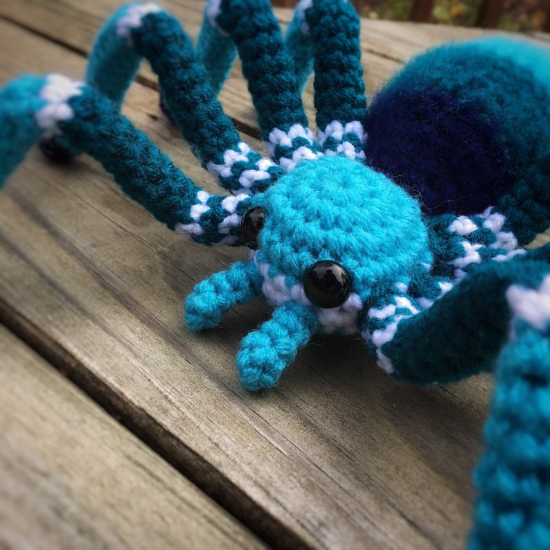 Plush Spider Tarantula Cobalt Blue - Etsy