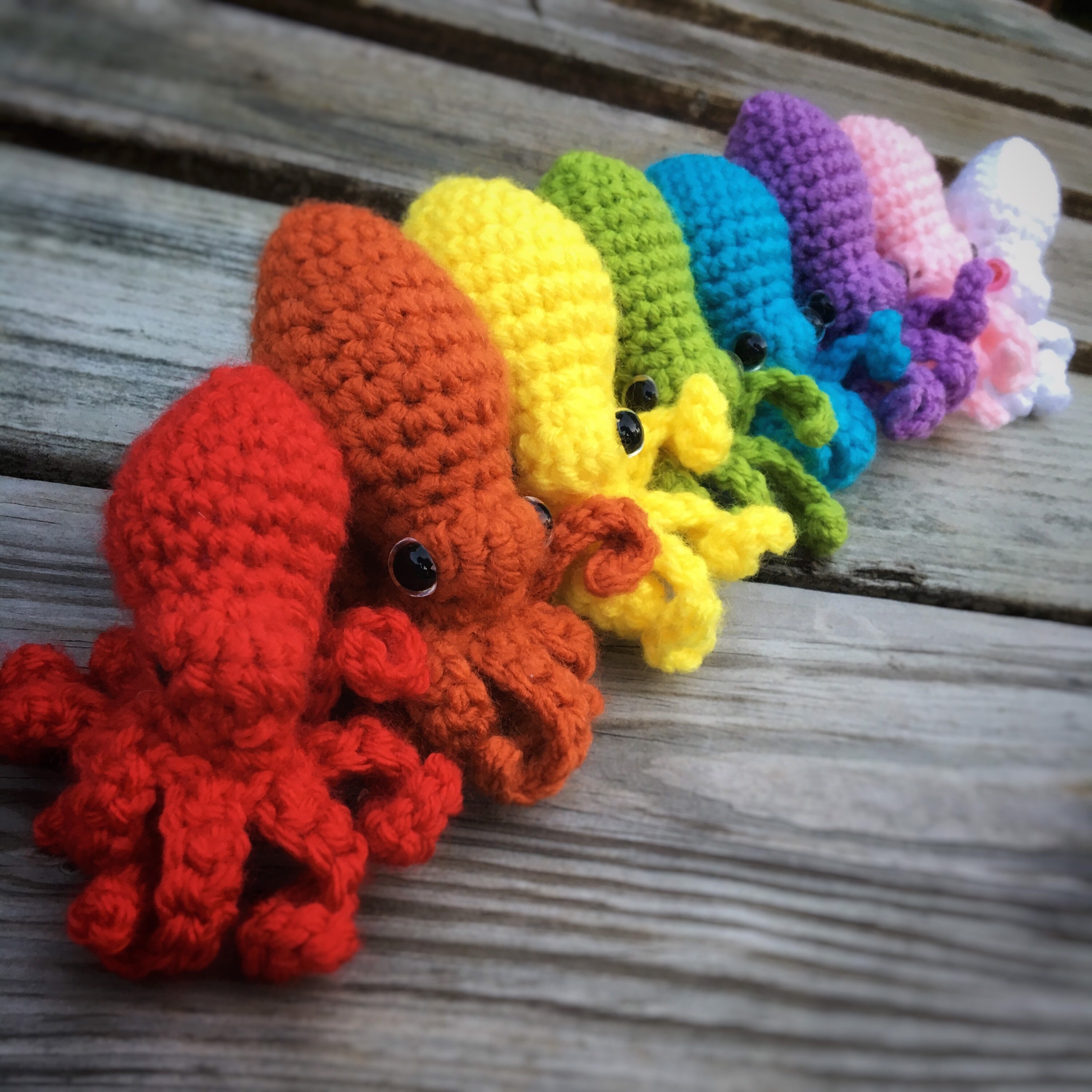 Tiny Octopus Keychain Stuffie - Etsy