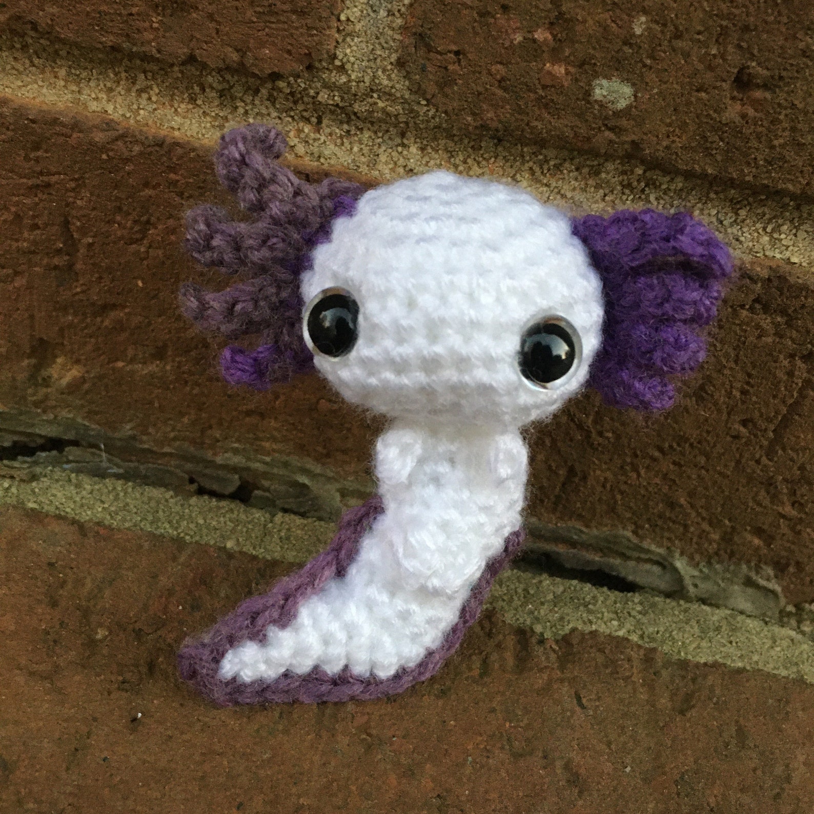 Tiny Axolotl Keychain Stuffie - Etsy