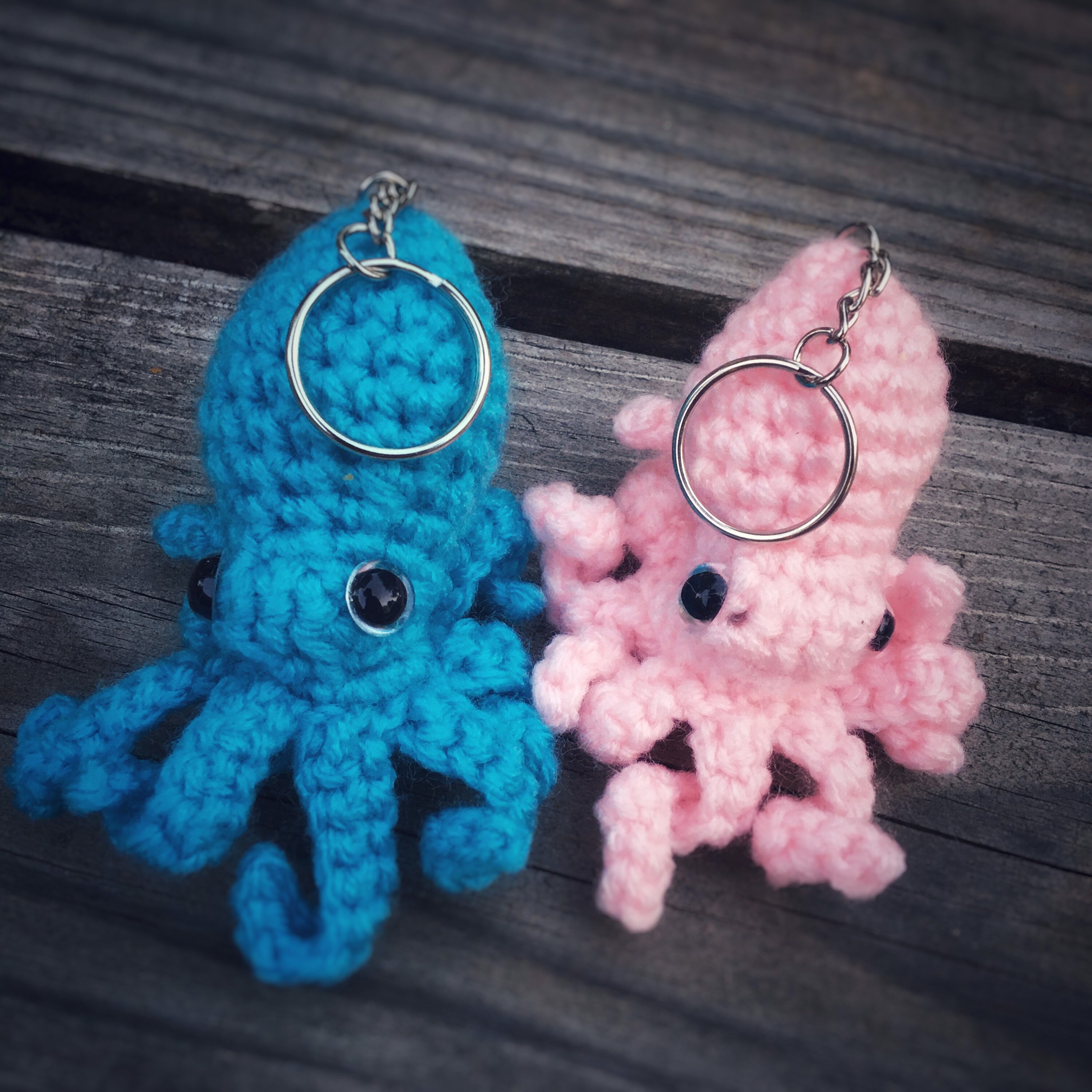 Tiny Octopus Keychain Stuffie - Etsy