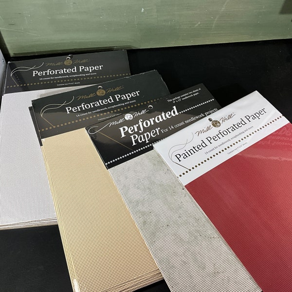 Perforated Paper - Etsy