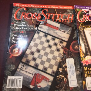 Cross Stitch Sampler Chart Magazines Vintage 1994-95 Lot of - Etsy
