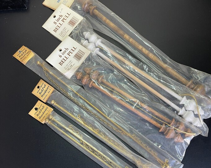 Bell Pulls Choice of Brass or Wooden to Display Your Project Right See ...