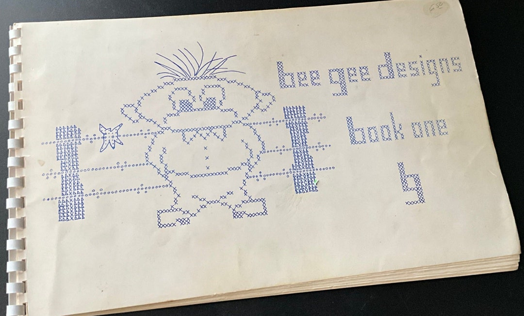 Bee Gee Designs Book One by Brendan Gardner Vintage 1977 to Needlepoint ...