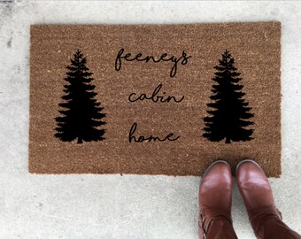 Cabin Door Mat - Etsy