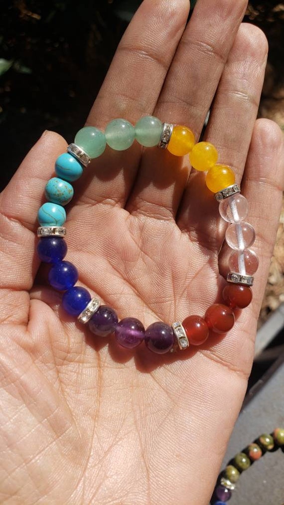 Armband Chakra Armband Chakras Yogi Gummiband Geschenke