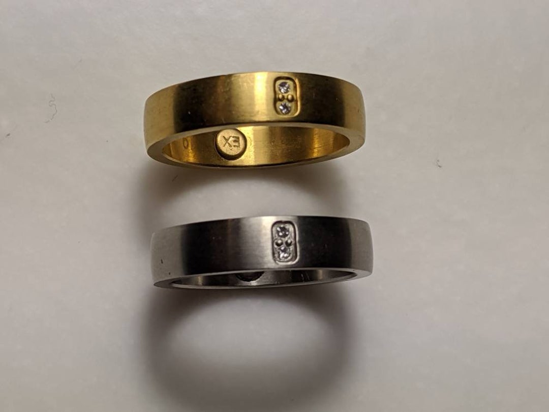 Ring, Magnetic Jewelry, Electromagnetic Field, Stainless Steel, Plated ...