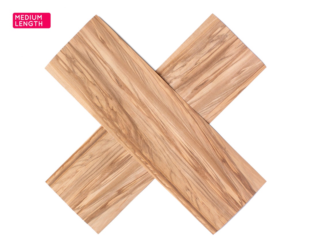 American Sweetgum Wood Veneer Sheets, 56x18cm, 2 Sheets, Grade AA ...