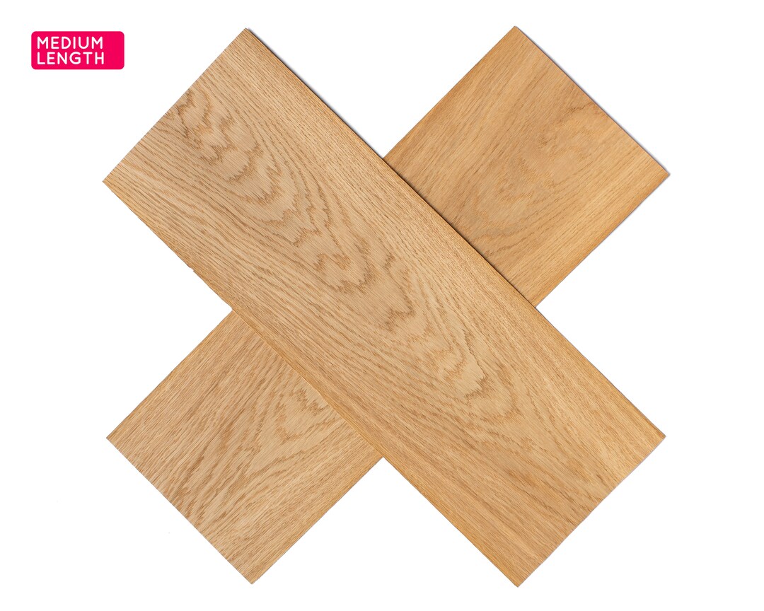 European Oak Wood Veneer Sheets, 56x20cm, 2 Sheets, Grade AA [CS3OAK1X2 ...