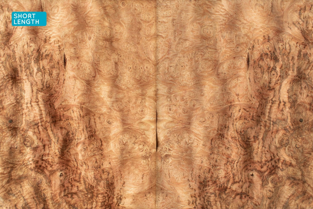 Chestnut Burl Wood Veneer Sheets, 32x24cm, 1 Sheet, Grade B BS4CHT2X1 ...