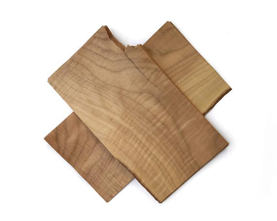 Krullend walnoot hout fineer 35x19cm 2 vellen rang B/C | Etsy