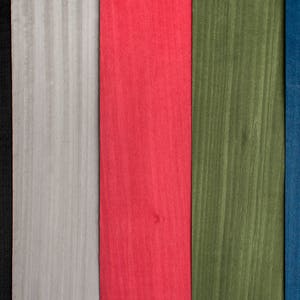 Dyed Wood Veneer Essentials Mix, 30cm (~11.8″) Long, 5 Sheets Total ...