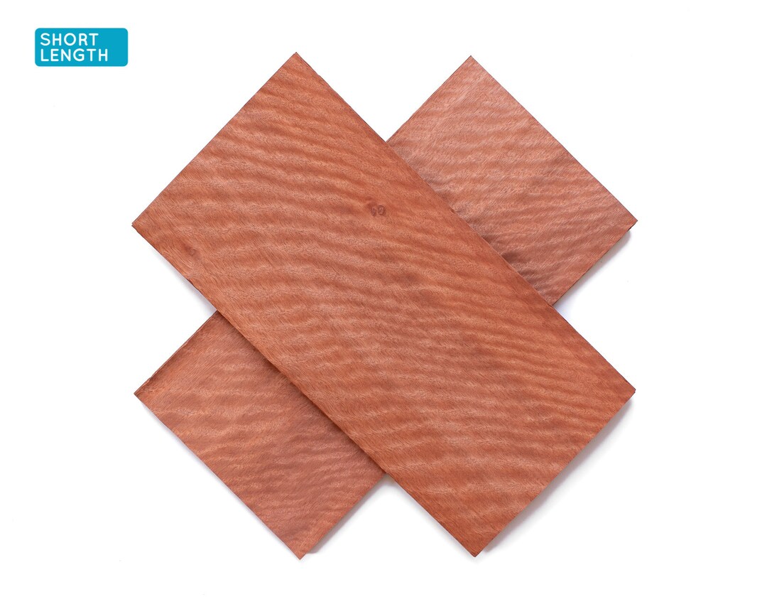 Sydney Blue Gum Wood Veneer Sheets, 30x14cm, 2 Sheets, Grade A/B ...