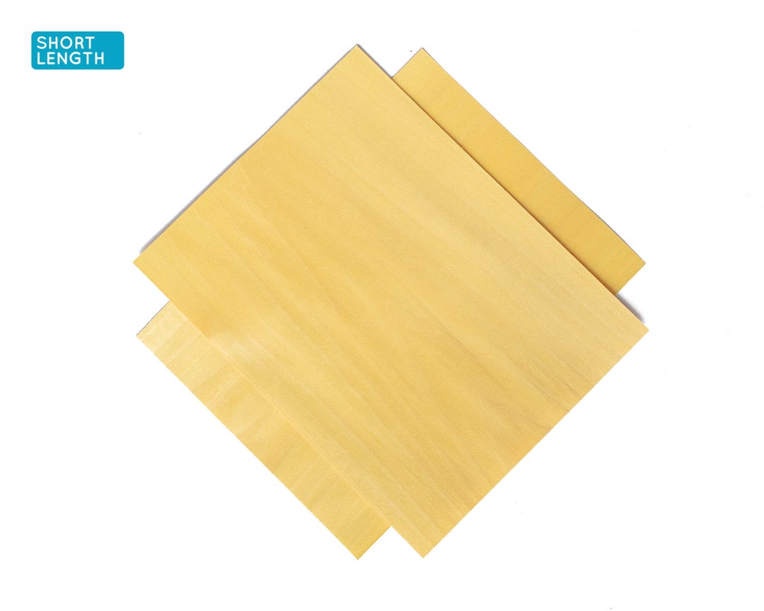 Sun Yellow Poplar (dyed) Wood Veneer Sheets, 30x23cm, 2 Sheets, Grade ...