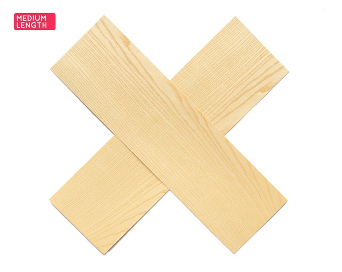 Ash Wood Veneer Sheets, 56x16cm, 2 Sheets, Grade AA CS3ASH3X2 / Wood ...