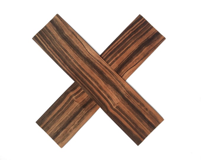 Ebony Veneer Set, 56x13cm, 2 Sheets CS1EBN7X2 / Veneer Sample / Veneer ...