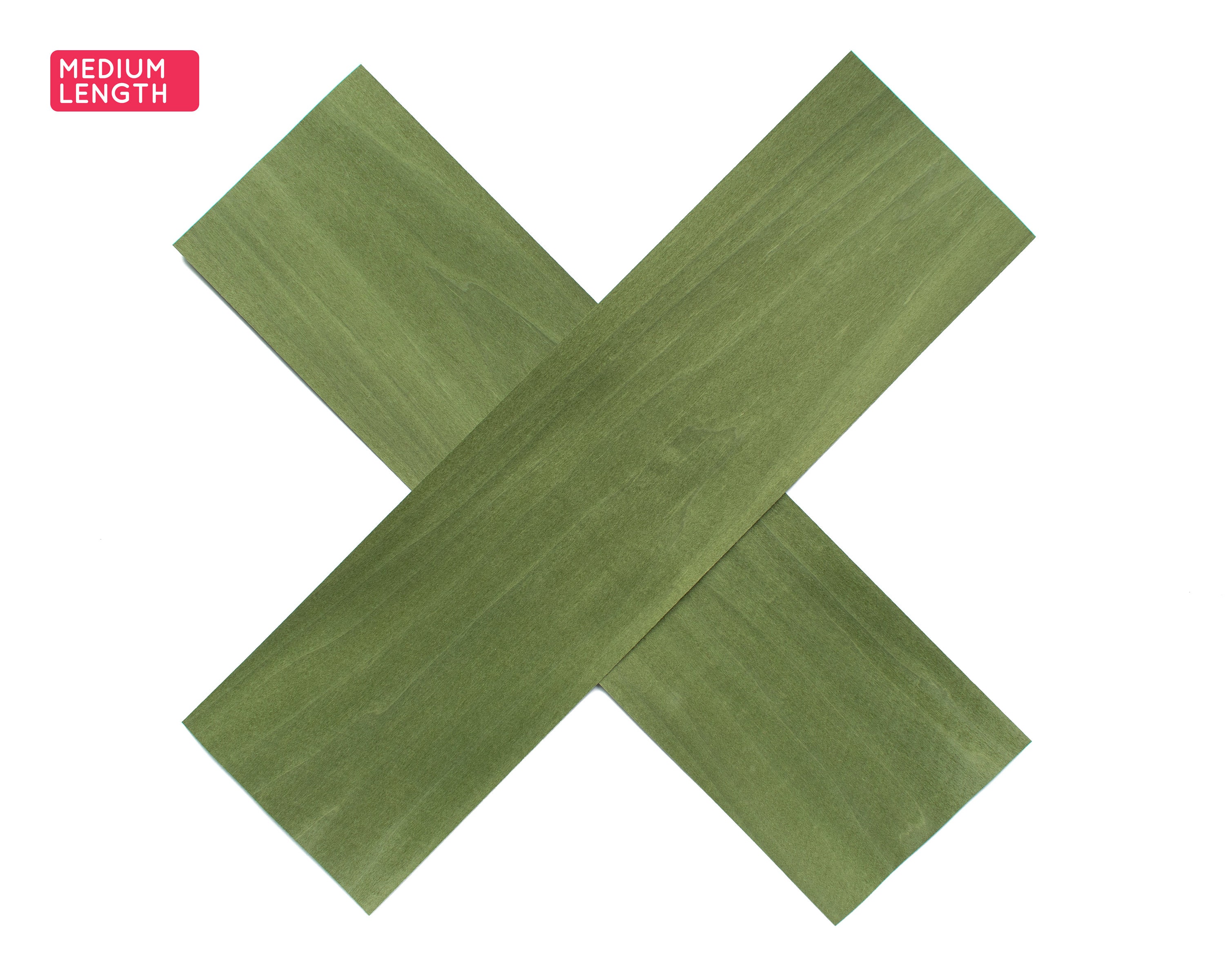 Home & Hobby DN2GRE3X2 wood veneer sheets Green poplar grade A dyed ...