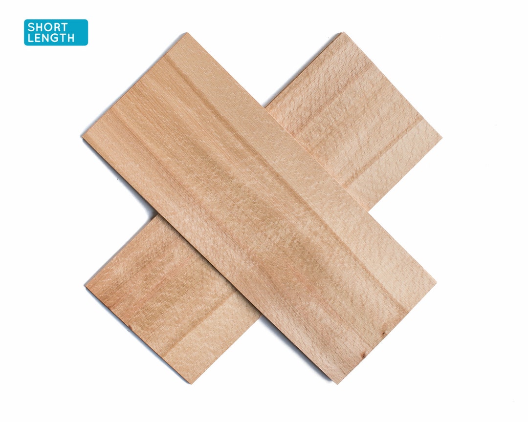 Brownheart Beech Wood Veneer Sheets, 30x12cm, 2 Sheets, Grade AA ...