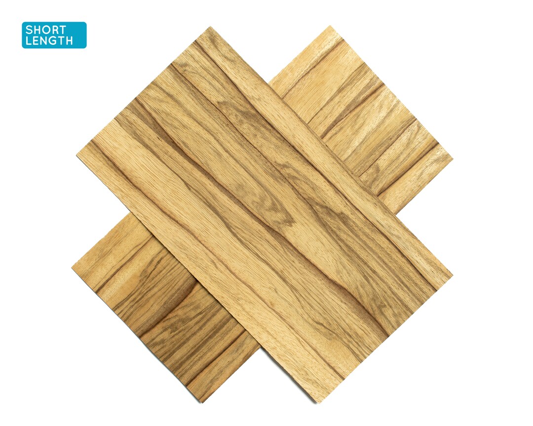 Black Limba Wood Veneer Sheets, 30x15cm, 2 Sheets, Grade AA CS2BLI5X2 ...