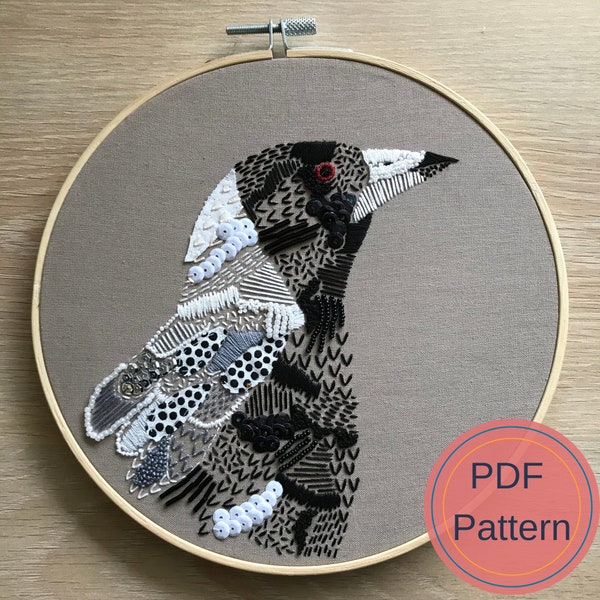 Magpie Pattern - Etsy