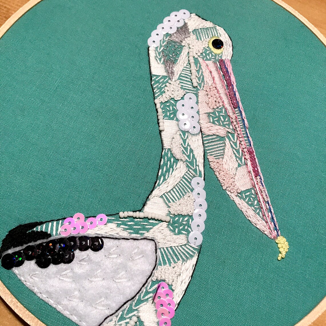 Pelican PDF Pattern Digital Download Hand Embroidery - Etsy