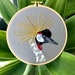 PDF Pattern Grey Crowned Crane, Modern Embroidery Art, Handmade, Wall ...