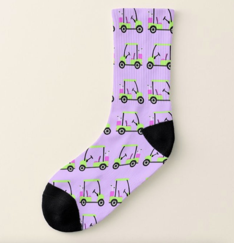 Seamless Golf Cart Digital Pattern | Continuous Repeat Pattern | Preppy ...