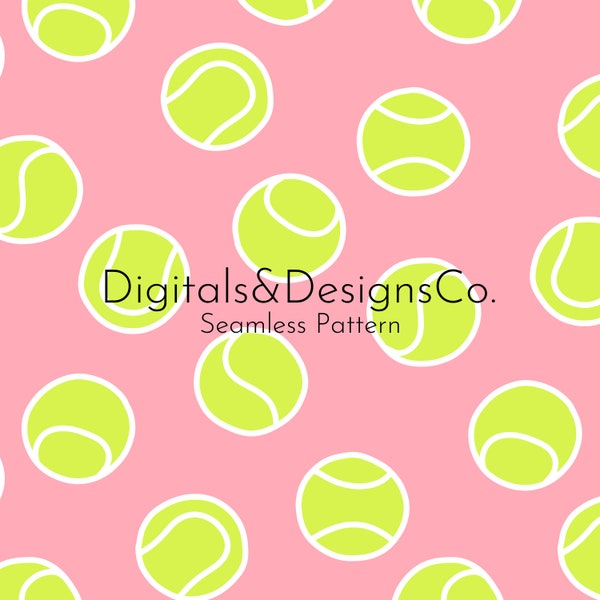 Pink Tennis Ball Clip Art - Etsy